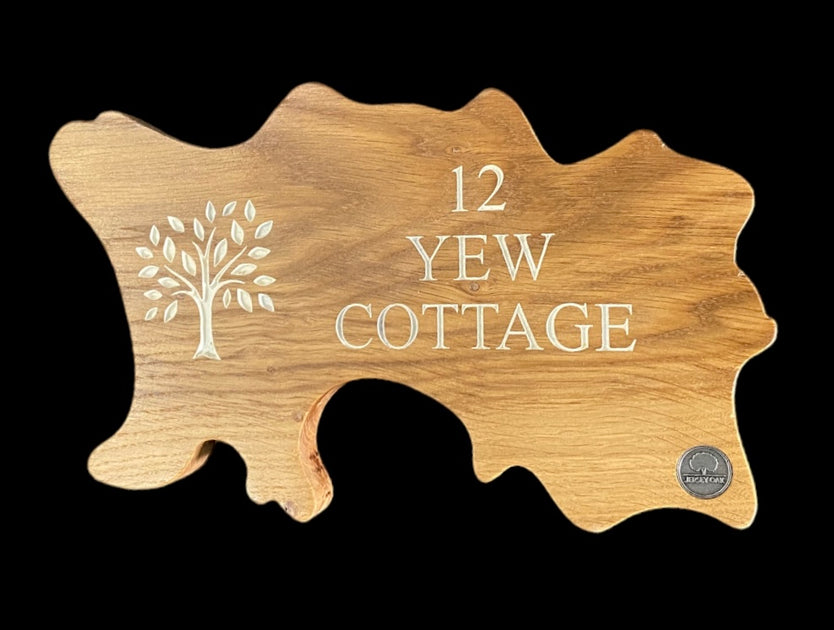 Jersey Island Shape House Sign – Jersey Oak Furniture
