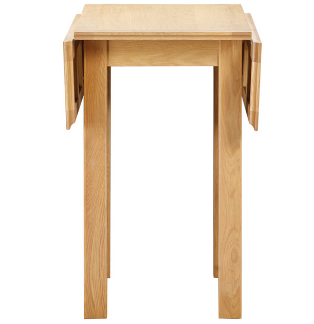 Morecombe Oak Square Drop-Leaf Table – Jersey Oak Furniture