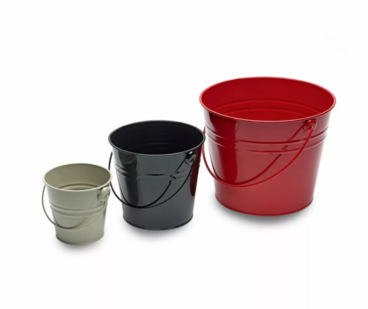 Medium Metal Serving Bucket – Jersey Oak Furniture