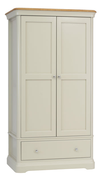 Compton Wardrobe - 1 Drawer – Jersey Oak Furniture
